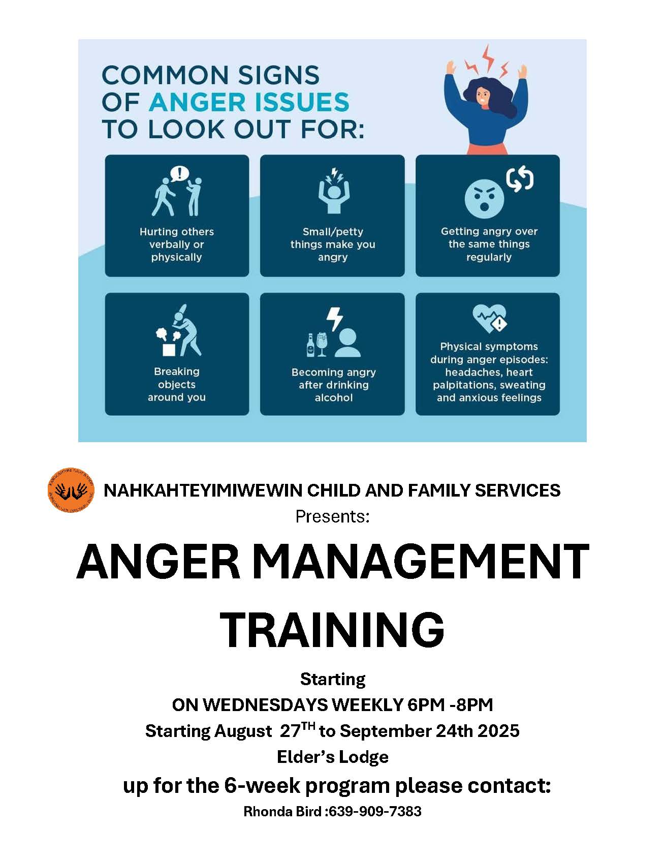 Anger Management Training! – Kawacatoose First Nation #88